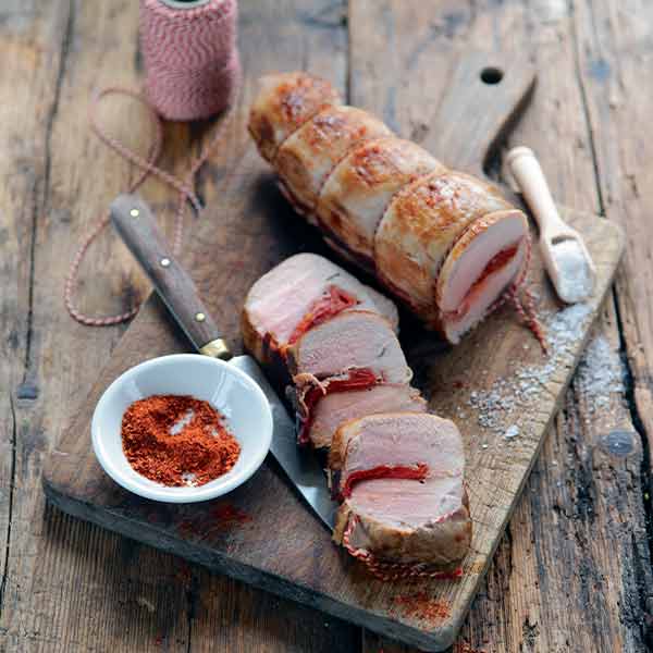 Filet mignon piquillos et jambon basque